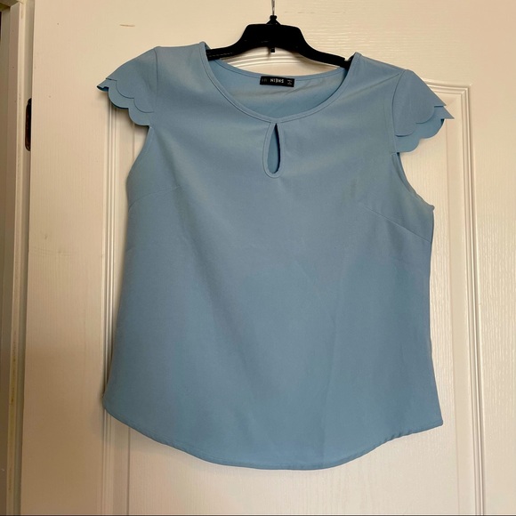 SHEIN | Tops | Light Blue Top | Poshmark